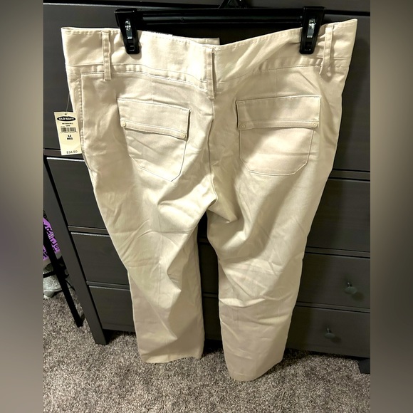 Old Navy | Pants & Jumpsuits | Stretchy Twill Stone Color Wide Leg ...
